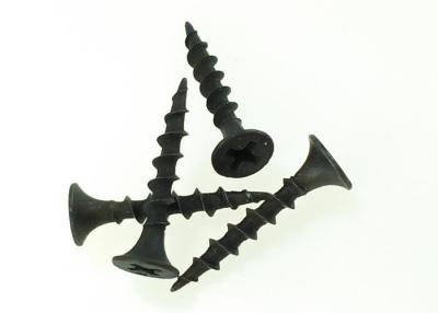 China Recess Bulge Head Drywall Screws Steel Black Phosphated for Chipboard for sale