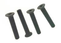 China M4 Phillips Drive Black Plastic Screws Countersunk Head Machine Screw for sale
