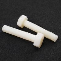 China PA66 Plastic Nylon Hex Head Bolts M6 Standard DIN 933 Fastener for sale