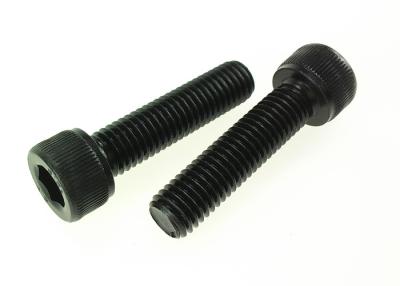 China Black Steel Hex Socket Head Allen Screw Fastener M5 Knurled Cup Head for sale