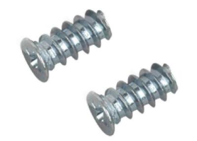 China Carbon Steel Flat Head Pozi Drive Euro Screws for Furniture M4 Zinc Finish for sale