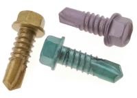 China 1/4 Hex Washer Head Self Drilling Screws For Roofing Sheet Color Dacromet Fasteners for sale