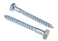 China Zinc Steel Hex Head Lag Screw for Wood Plasitc ASME B18.2.1 Fastener for sale