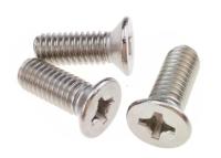 China M5 Stainless Steel Machine Screws A2 Flat Head Phillips Standard Fastener for sale