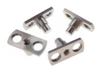 China 6 x 10 mm Titanium Machined Parts Shaft for Ball Bearing TA6TI HRC 35 for sale