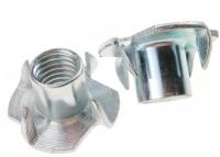 China Zinc Plated Hardware Nuts Bolts Pronged Tee Nuts Stainless Steel M3 to M10 for sale