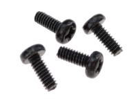 China M3 Black Plastic Screws Round Head Cross Drive For Electronics for sale