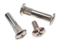 China Carbon Steel Truss Head Binding Post Screws for Book M6 Nickel Fastener for sale