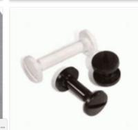 China Flat Head Black Nylon Binding Srews For Books M3 Male Female Fastener for sale