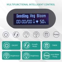China 24w hydroponics growing system 12pods vegetable fruit home grow mini garden FULL SPECTRUM LARGE CAPACITY for sale