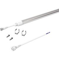 China 24w T8 Led Grow Light Tube For Indoor Vertical Racks leaf green Led Clone Light Seedling 1.5m Daisy Chain Samsung leds for sale