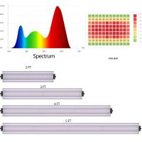 China 30Watt Medical Plants LED Grow Light Tube Full Spectrum Lamp 60cm Length for sale