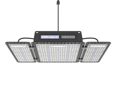 China 320W Quantum Board Foldable LED Grow Light Panel Spectrum Control for Medical Plants Greenhouse Growing 0-10V Dimming for sale