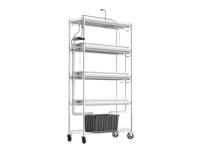 China 200W Microgreen Hydroponic Growing System 12 Pods With Tray CE ROHS Approval for sale