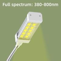 China 12W 3Heads  LED Clip Grow Light Dimmable Table Clip Lamp Full Spectrum for sale