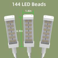 China 12W 3Heads  LED Clip Grow Light Dimmable Table Clip Lamp Full Spectrum for sale