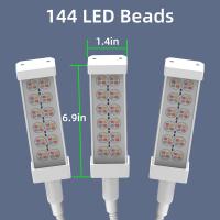 China Energy Efficient 3 Head LED Clip Grow Light 72Watt 3h  6h 12h Timing for sale