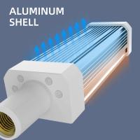 China Aluminum 4head Clamp On Led Grow Light Fixture 96W  With LCD Screen for sale