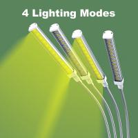 China 4 Head LED Clip Grow Light Intelligent Control Timing Dimming for sale