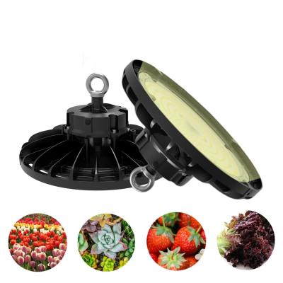 China FCC Waterproof Full Spectrum UFO LED Grow Light Indoor UFO Plant Light 100w for sale