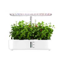 China 24w hydroponics growing system 12pods vegetable fruit home grow mini garden FULL SPECTRUM LARGE CAPACITY for sale