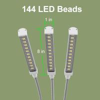 China 3 Head Adjustable Gooseneck Full Spectrum For Indoor Cultivation Plant Flowering Timing Dimmable for sale