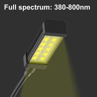 China 4 Head Gooseneck LED Plant Grow Light Garden Lighting LED Grow Light 18W Full Spectrum Phyto Lamp for sale