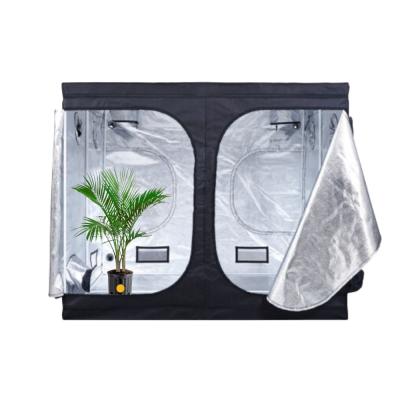 China Hydroponic Plant Grow Tent Complete Kit With Observation Window 240x240x200 Indoor Grow Room 600D for sale