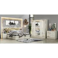 China New Design Wholesale Wooden Double Bed Room Set Luxury Home Wood Frame Cheap King Size Modern Furniture Bedroom Sets for sale