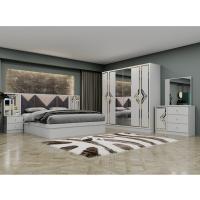 China High Quality Wood Frame Modern King Size Double Bed Home Suite Queen Full Luxury Turkish Wooden Bedroom Furniture Set for sale