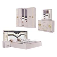 China Wholesale Price Complete Bedroom Sets Furniture Double Bed Wooden Frame Modern Luxury Full Home king Size Bedroom Furniture Set for sale