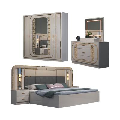 China Bedroom Complete Set Furniture Bed Room Furniture Color Teenage Wood Custom White Home Furniture Modern Sets for sale