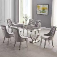 China European Style Royal Luxury Wood Dining Table Turkish Royal Style Metal Luxury Dining Table and Chairs Set 6 Seater Furniet 8 Seater Chairs Home Furniture Dining Room Large Classic Wooden Dining Table for sale