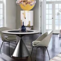 China Modern Design Restaurant Metal Base Gold Dining Table 4 6 Seater Chair Set Home Furniture Dining Room Luxury Dining Table for sale