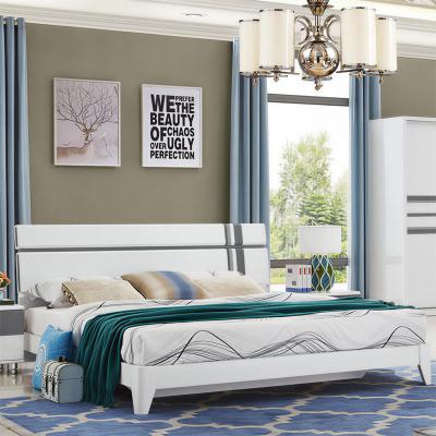 China Bedroom Furniture Set Complete Master Classic Wooden King Size Storage Cozy Minimalist Luxury Modern Furniture Bedroom for sale