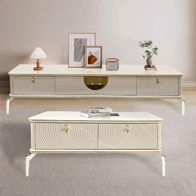 China Modern Design Rectangle White Wood TV Stands Living Room Furniture Large Storage Wooden Luxury Home TV Cabinet for sale