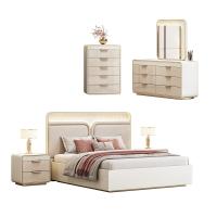 China Juego De Muebles Para Dormitorio Contemporary Bedroom Sets king Size Bed Hotel Room Complete Luxury Modern Bedroom Furniture Set for sale