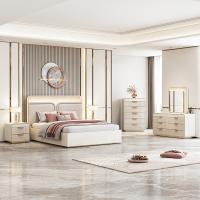 China Juego De Muebles Para Dormitorio Contemporary Bedroom Sets king Size Bed Hotel Room Complete Luxury Modern Bedroom Furniture Set for sale