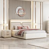 China Juego De Muebles Para Dormitorio Contemporary Bedroom Sets king Size Bed Hotel Room Complete Luxury Modern Bedroom Furniture Set for sale