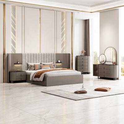 China Juego De Muebles Para Dormitorio Modern Bedroom Furniture Set Luxury Hotel Master Room king Size Bed Home Furniture Bedroom Sets for sale