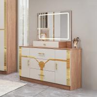 China Meuble De Chambre Modern Bedroom Furniture Set king Size Bed Wooden Frame Luxury Home Complete Turkish Furniture Bedroom Sets for sale