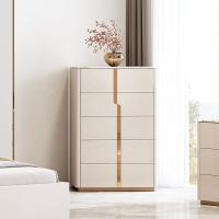 China New Design Luxury king Size Bed Double Modern Bedroom Furniture Set Wooden Bedroom Sets with Dressing Table Chest of Drawers for sale