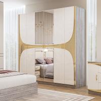 China Foshan Wholesale Cheap Turkish Bedroom Sets king Size Bed Frame Luxury Home Room Suite Wooden Modern Bedroom Furniture Set for sale
