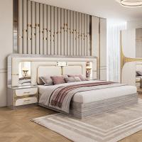 China Foshan Wholesale Cheap Turkish Bedroom Sets king Size Bed Frame Luxury Home Room Suite Wooden Modern Bedroom Furniture Set for sale