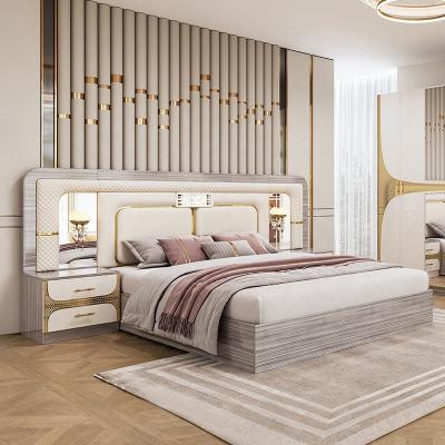 China Foshan Wholesale Cheap Turkish Bedroom Sets king Size Bed Frame Luxury Home Room Suite Wooden Modern Bedroom Furniture Set for sale