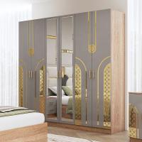 China Chambre a Coucher Complet Turkish Bedroom Sets king Size Bed Room Double Wooden Frame Cheap Luxury Modern Bedroom Furniture Set for sale