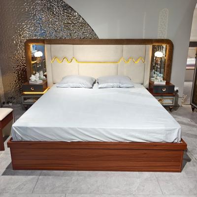 China Foshan Wholesale Luxury Complete Bedroom Sets 5 Pieces king Size Bed Suite Wooden Frame Turkish Modern Bedroom Furniture Set for sale