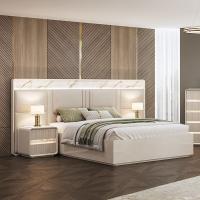 China Wholesale Contemporary Bedroom Furniture Set Home Master Room Hotel Apartment Wooden Frame king Size Modern Luxury Bedroom Sets for sale