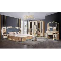 China Chambre a Coucher Complet De Luxe Bedroom Sets king Size Bed Home Room Double Wooden Frame Modern Luxury Bedroom Furniture Set for sale