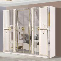 China Good Price Bedroom Furniture Sets Luxury Italian Bedroom Set Leather Headboard for sale